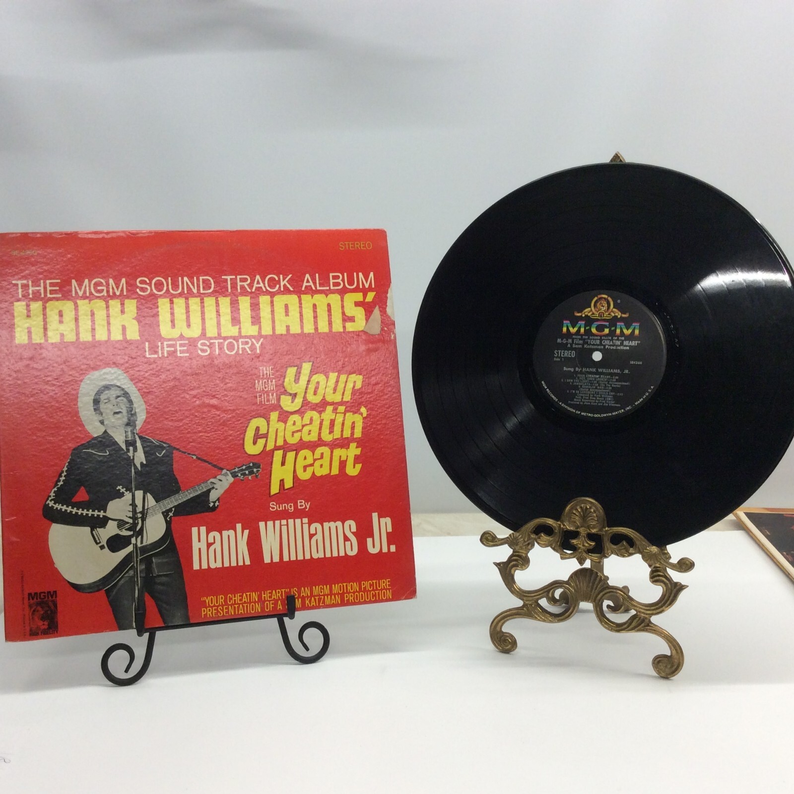 Hank Williams Life Story Sound Track Your Cheating Heart LP 33 MGM ...