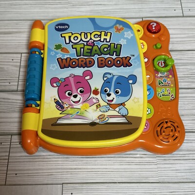 VTech Touch and Teach Word Books Education TESTED WORKING includes ...