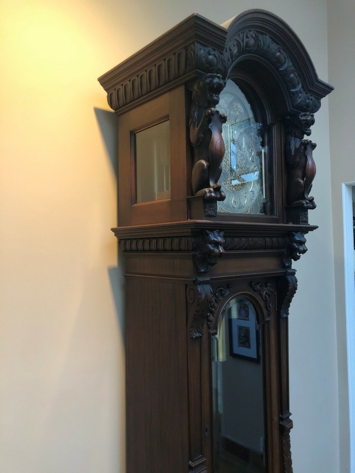 1913 Elliott of London Tall Case Grandfather Clock #65 | eBay