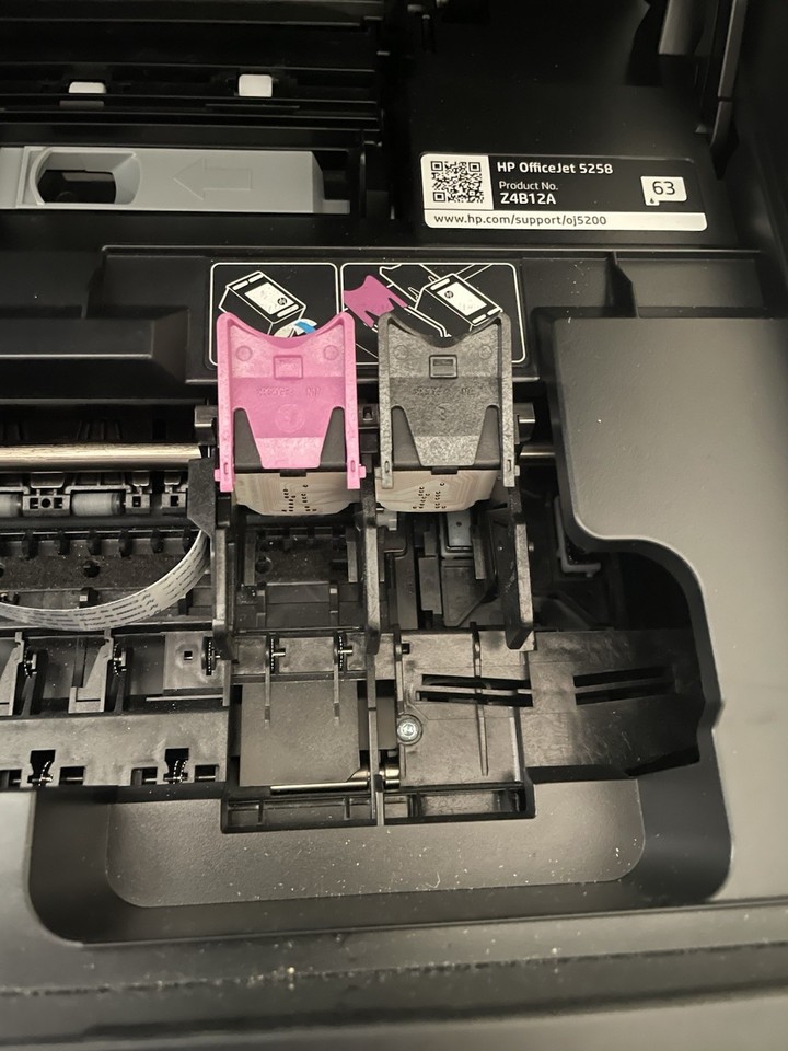 HP Officejet 5258 All In One Inkjet Printer /Copy /Scan /Print -working ...