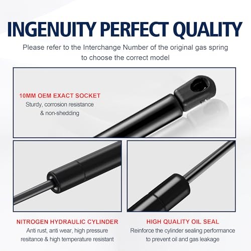 Rear Window Struts for Jeep Wrangler TJ 1997 1998 1999 2000 25 inch ...