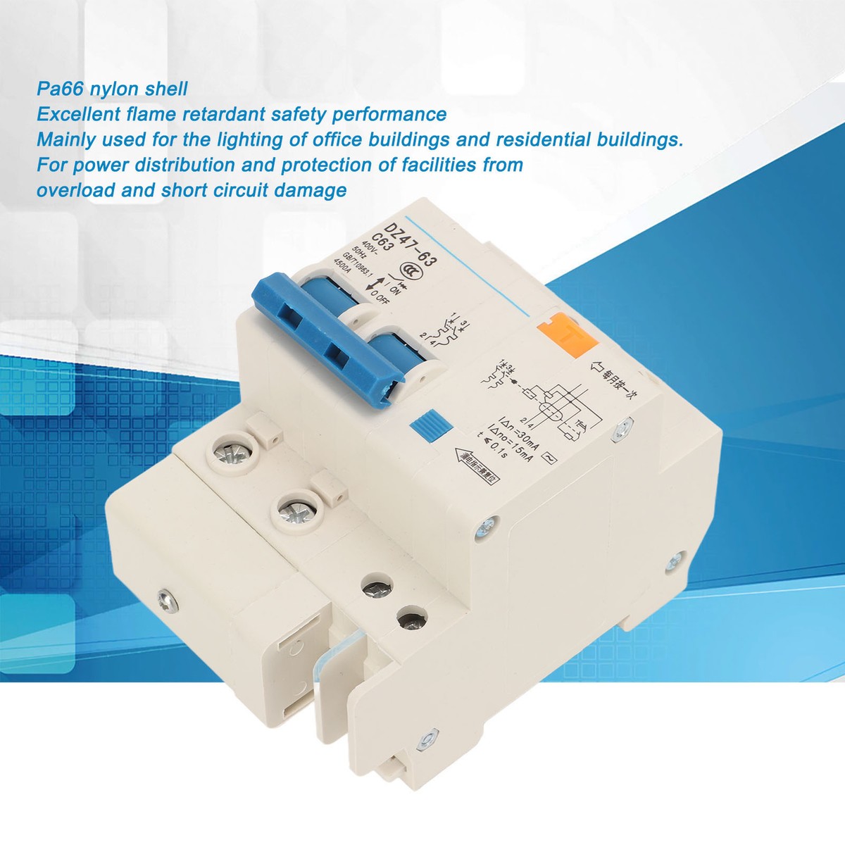 DZ47-63 C3 Breaker Heyiarbeit DZ47-63 C3 Mini Circuit Breaker - 2 Pole ...