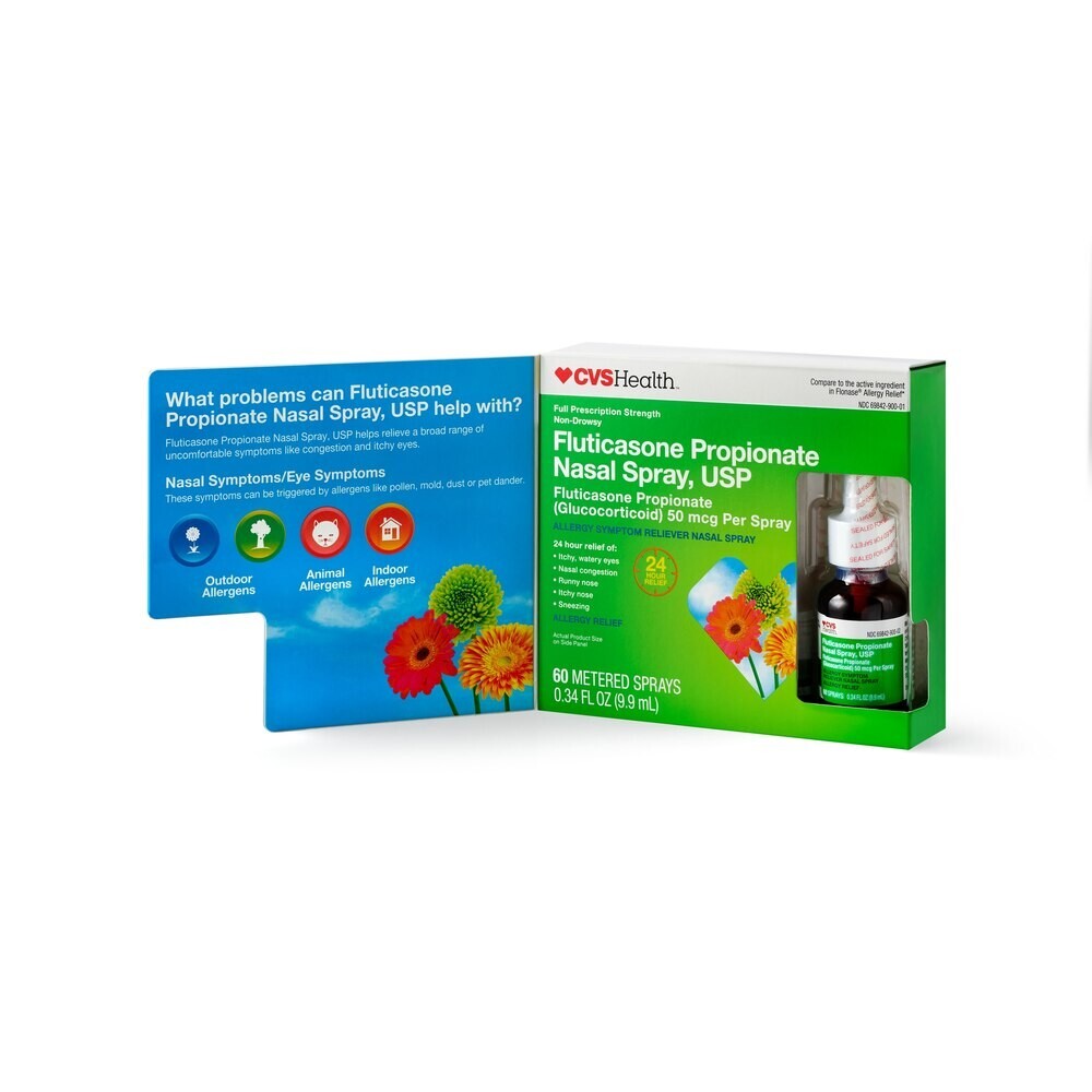 Lot/4 CVS Fluticasone Propionate Nasal Spray, 60 metered Sprays Exp 02/ ...