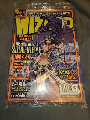 Wizard Magazine August 2004 Issue #154 - New & Sealed W/ Card Cover #1 ...