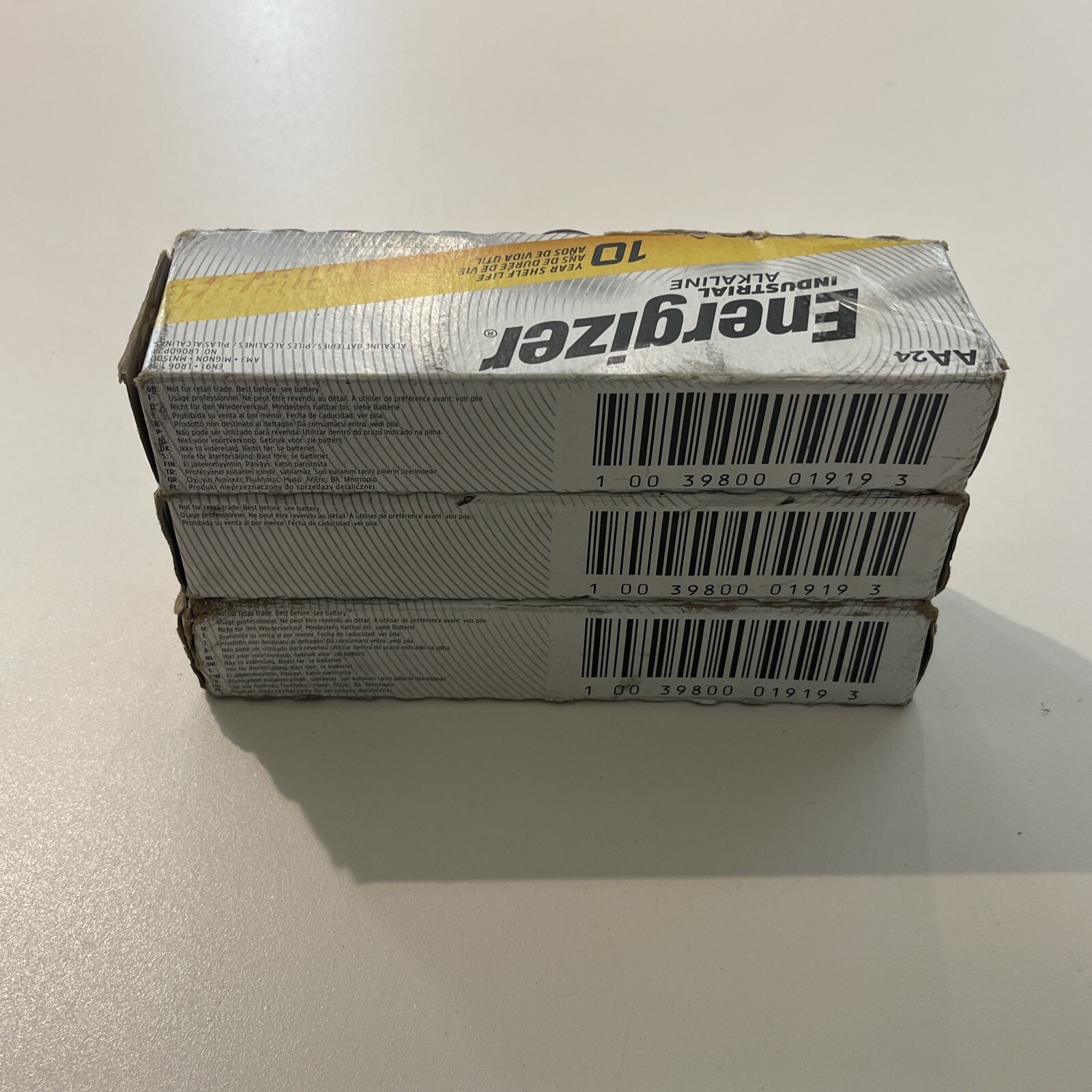 Energizer Industrial EN91 LR06 1.5V AA24 Alkaline Battery 24-3 Pack | eBay