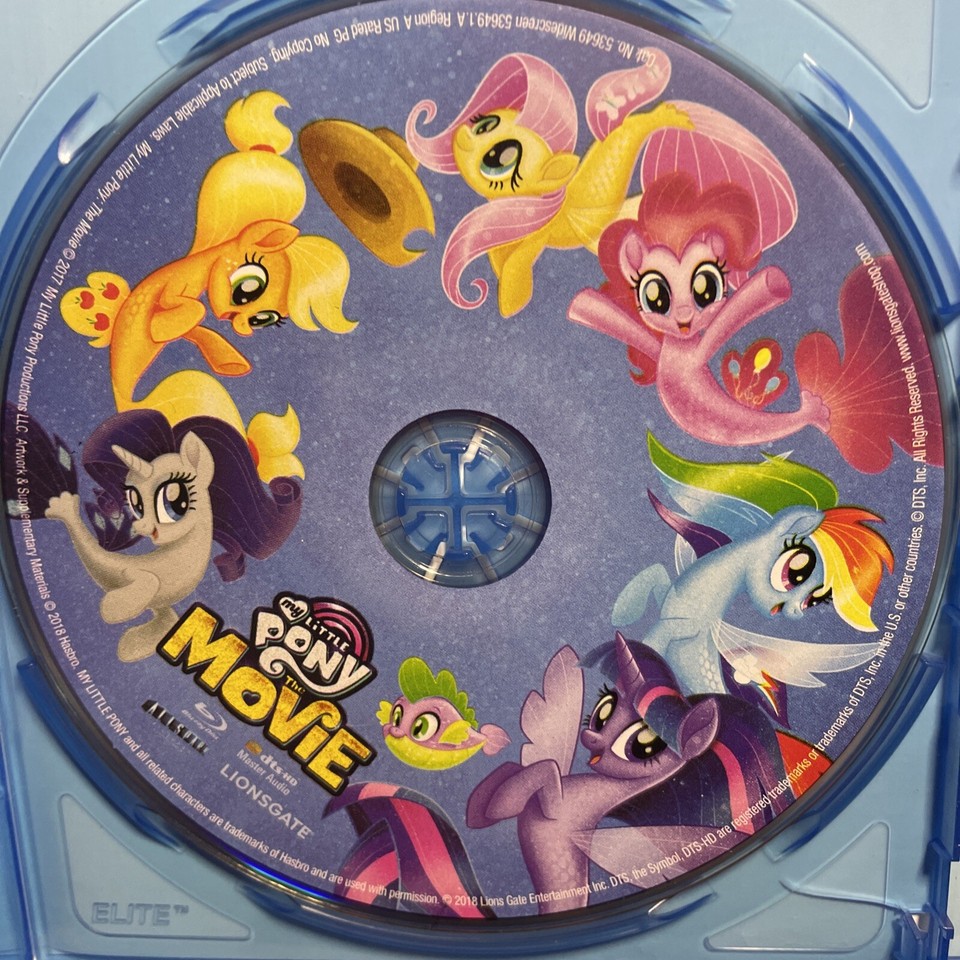 My Little Pony: The Movie (Blu-ray & DVD, 2017) | eBay UK