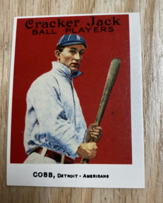 1993 Baseball 1915 Cracker Jack Ty Cobb Detroit Americans Card #30 | eBay