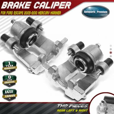Pair Rear Brake Calipers for Ford Escape 2005-2010 Mazda Tribute ...