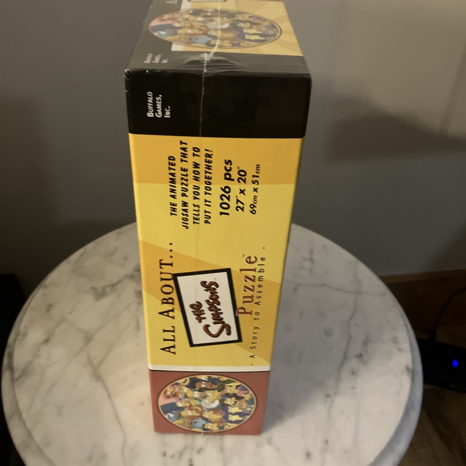 Buffalo Games Jigsaw Puzzle All About The Simpsons Puzzle (1000 Pieces ...