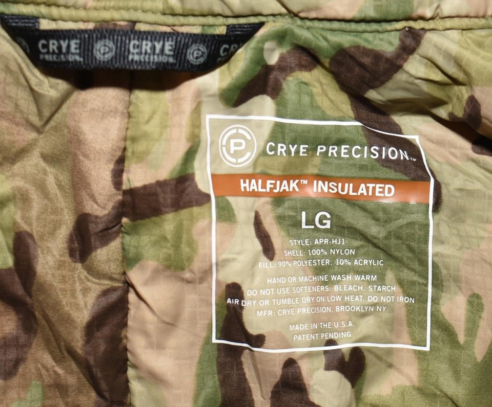 Crye Precision Multicam Halfjak Insulated Jacket - LG - SEAL DEVGRU NSW ...