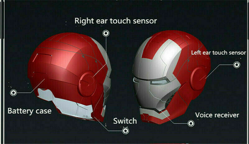 IN STOCK !!! AUTOKING Iron Man Helmet MK5 Electronic Voice Activated ...