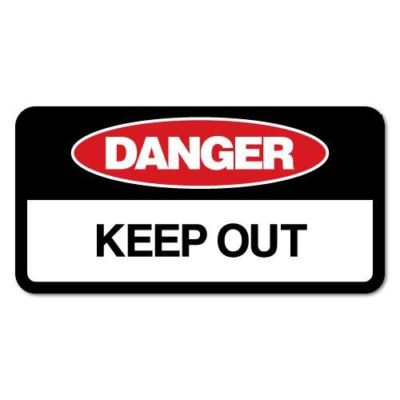 Keep Out Sticker | eBay