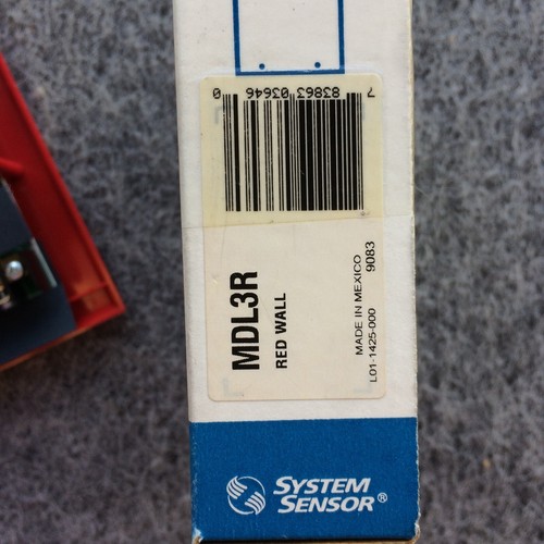 System Sensor SpectraAlert Advance MDL3R Fire Alarms Red NEW OLD STOCK ...