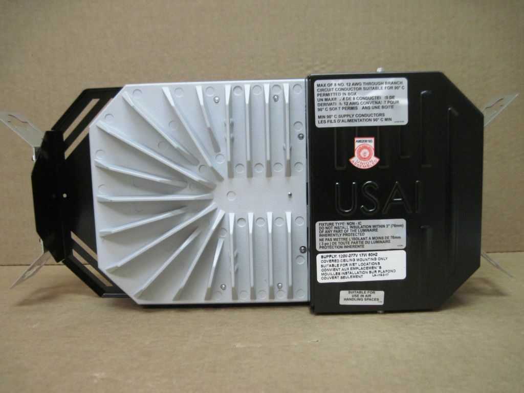 USAI B4RDF-16C3-40KH-50-FT-UNV-D6E-HSG 4.5in Round LED Downlight ...