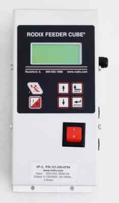 NOS RODIX AUTO TUNE SERIES VIBRATORY FEEDER CONTROL CUBE VF-3 P/N 121 ...