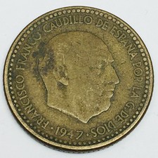 1 Peseta 1947 (53), Francisco Franco (1939-1955) - Spain - Coin - 18451