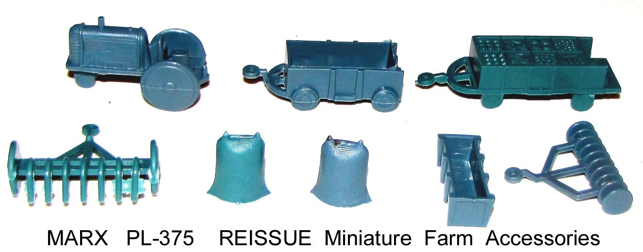 Marx reissue small Marxville farm playset equipment x 16 pieces | eBay