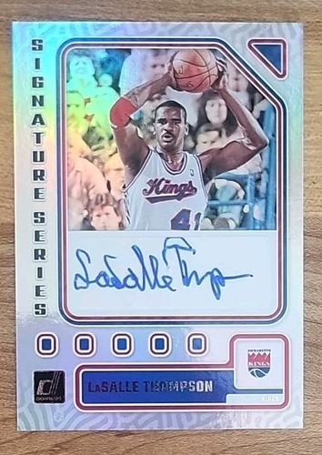 Lasalle Thompson 2023-24 Donruss Signature Series Auto #SS-LAS Kings | eBay