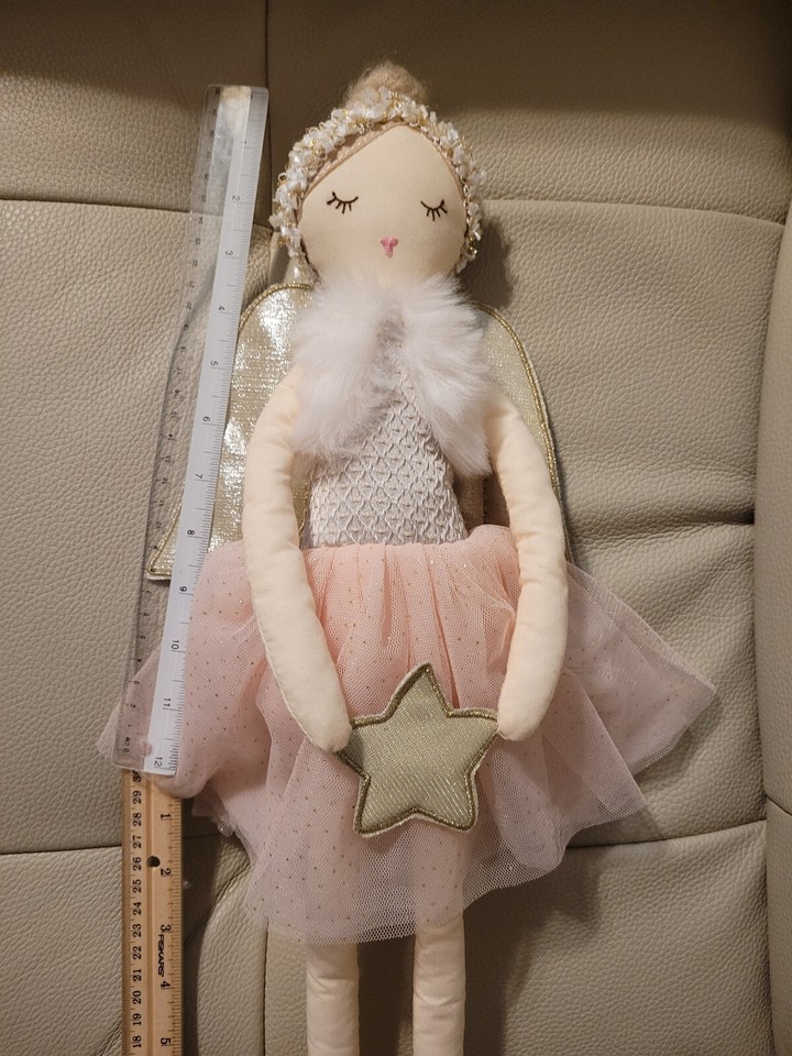 Mon Ami Designs Ballerina Angel Rag Doll Plush Stuffed Pink Tutu 21” | eBay