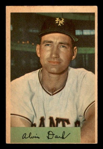 1954 Bowman Baseball #41 Alvin Dark GD *h1 | eBay