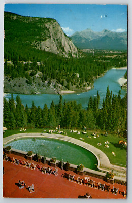 c1960s Banff Springs Hotel Swimming Pool Bow Valley Canada Vintage ...