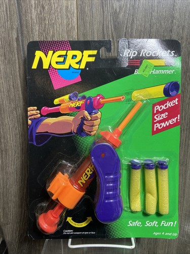 New & Sealed Vtg 1993 NERF Blast Hammer Rip Rockets Series RARE NOS | eBay