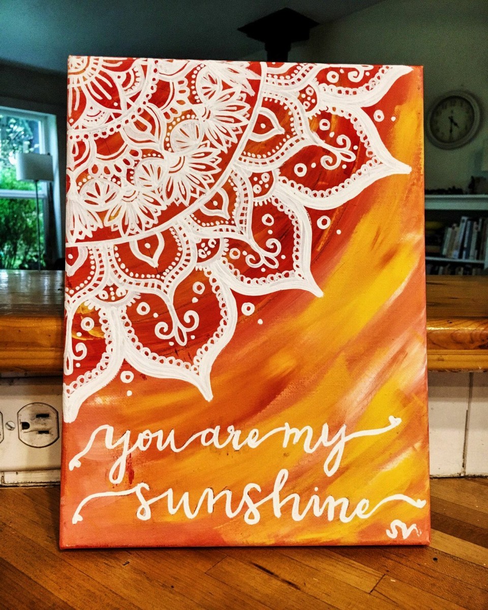 Mandala Canvas Painting Ideas