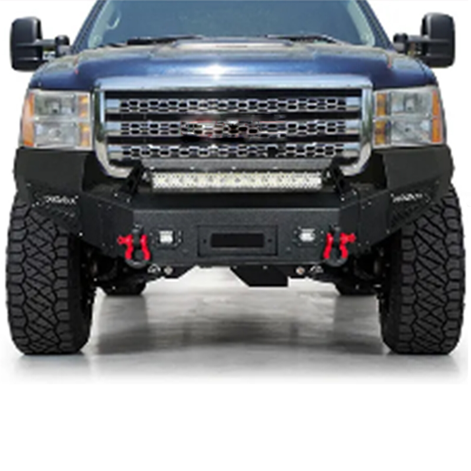 Steel Front Bumper Fit 2011-2014 GMC Sierra 2500 3500 w/Winch Plate ...