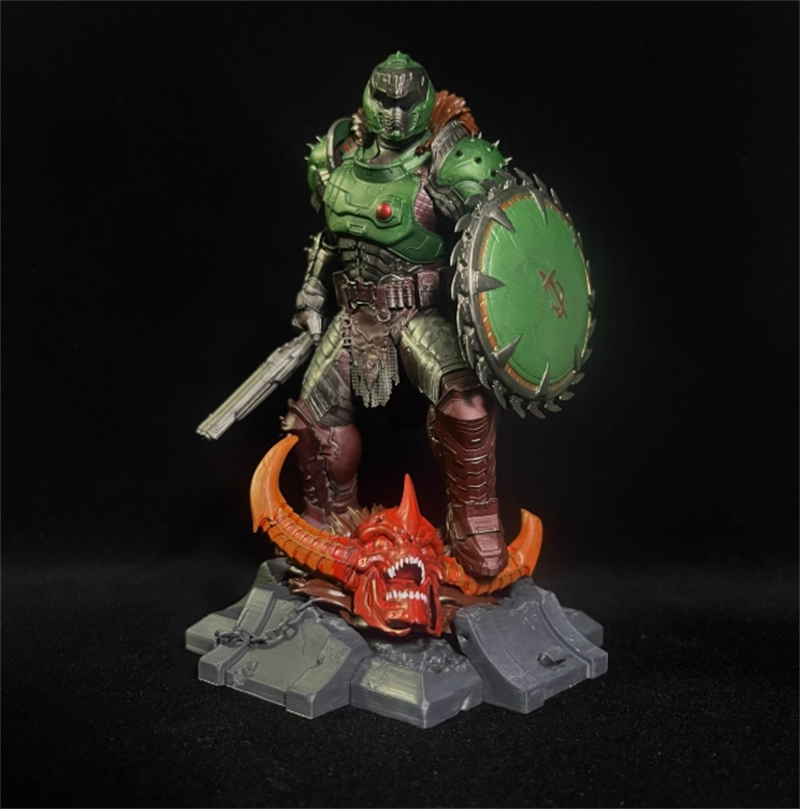Hot Selling! Doom Eternal Slayer GK Resin Figure Model Statue Birthday ...