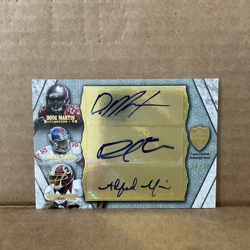 2012 Topps Supreme Triple Auto Doug Martin David Wilson Alfred Morris ...
