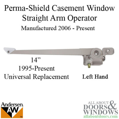 Andersen Window Operator For Casement Windows Left Straight Arm 14 ...