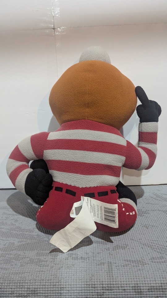 28" Ohio State Buckeyes Brutus Plush VTG 1980's Columbus College ...
