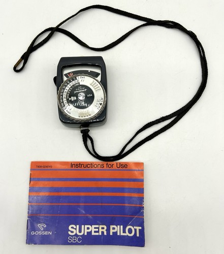 Vintage Gossen Super Pilot Light Meter With Manual West Germany Working ...