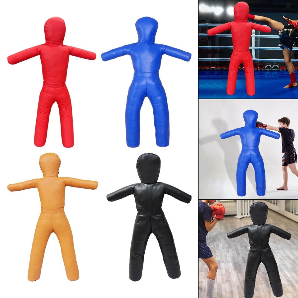 Fighting Training Dummy Unfilled Portable Karate Training Equipment PU ...