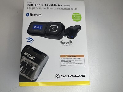 Scosche Hands-Free Music/Call Car Stereo Bluetooth FM Transmitter w ...