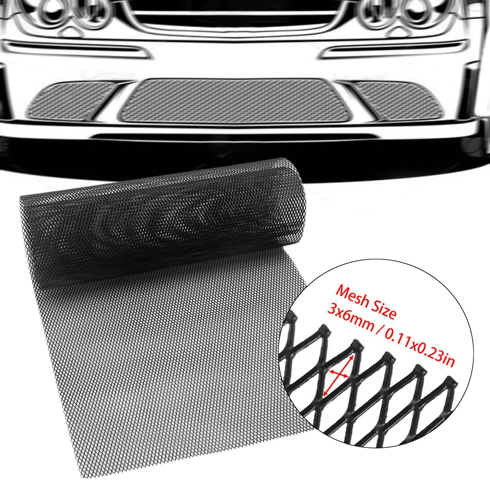 Car Grill Mesh Metal Mesh 0.24inchx0.12inch Rhombic Hole Universal ...
