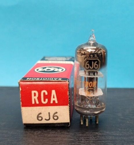 1- RCA 6J6 Vacuum Tube Tested NOS/NIB Qty. Available Loc. Stock | eBay