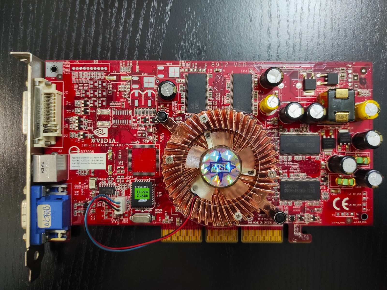 MSI NVIDIA GeForce FX 5600 (FX5600-TD256) 256MB DDR SDRAM AGP 4x/8x ...