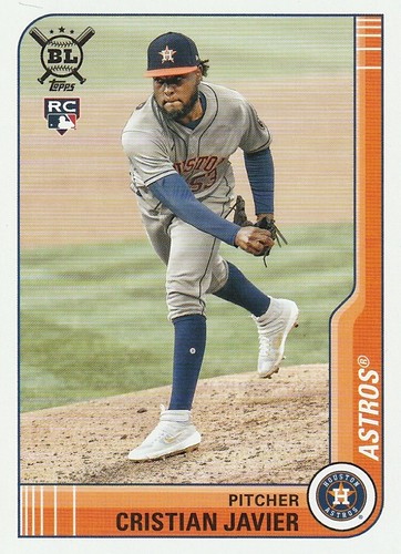 2021 TOPPS BIG LEAGUE CHRISTIAN JAVIER #112 ROOKIE CARD HOUSTON ASTROS ...