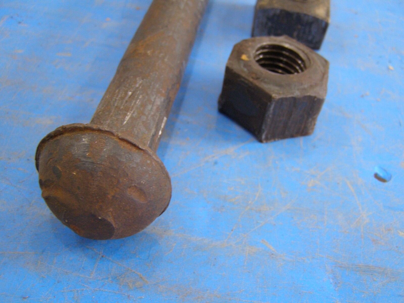 Giant Vintage Black Oxide Structural Carriage Bolt 1" Diameter 10-3/4 ...