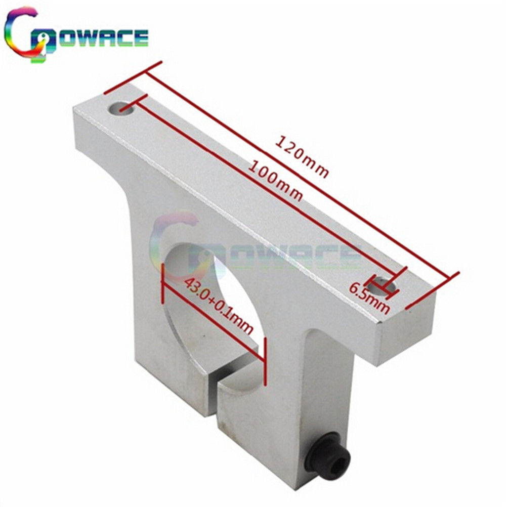 CNC Router Spindle Motor Clamp 43mm Aluminum Cast Bracket Mount Holder ...