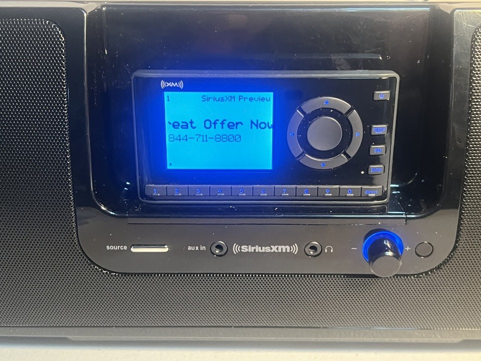 SiriusXM SXSD2 Boombox Onyx EZ XM Radio Receiver Power Supply Antenna ...