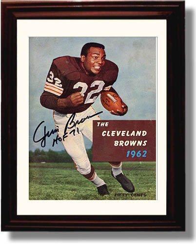 16x20 Framed Jim Brown - Cleveland Browns Autograph Promo Print | eBay