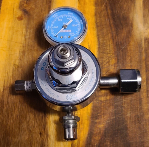 Porter / Parker N2O Tank Regulator | Part # 7500-2, SN: BB24702 | eBay