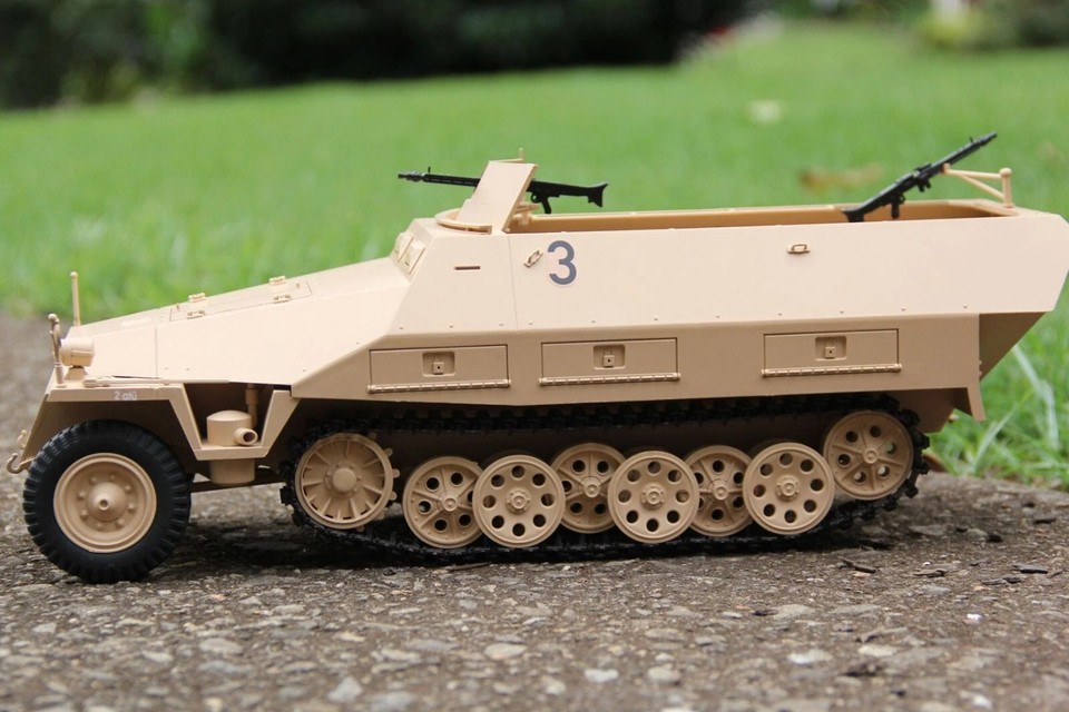 RC Car Torro German Sd.Kfz. 251/1 Ausf. D Sand 1/16 Scale Armored ...