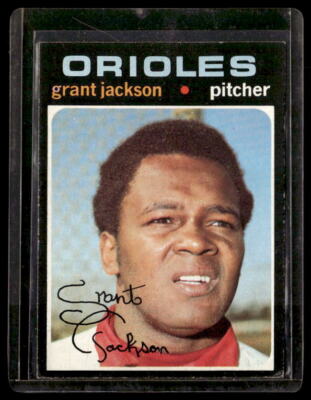 1971 Topps #392 Grant Jackson Baltimore Orioles VG-EX+ Baseball Card ...