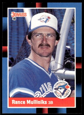 1988 Donruss Baseball Card Rance Mulliniks Toronto Blue Jays #197 | eBay