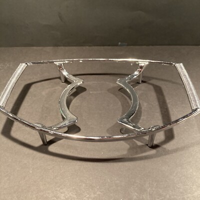 Corning Ware P-11-M chrome metal casserole Pyrex dish holder rack ...