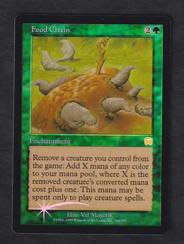 Magic MTG - Food Chain - Masques de Mercadia - EXC - EN - FOIL | eBay