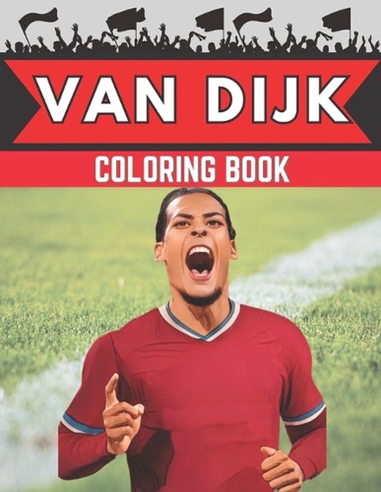 Van Dijk Coloring Book: Football stars coloring book by Jamie Campana ...